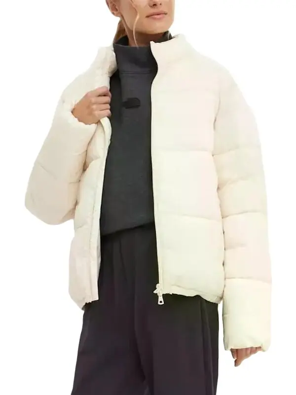 Emporio Armani Quilted High-neck Jacket - White