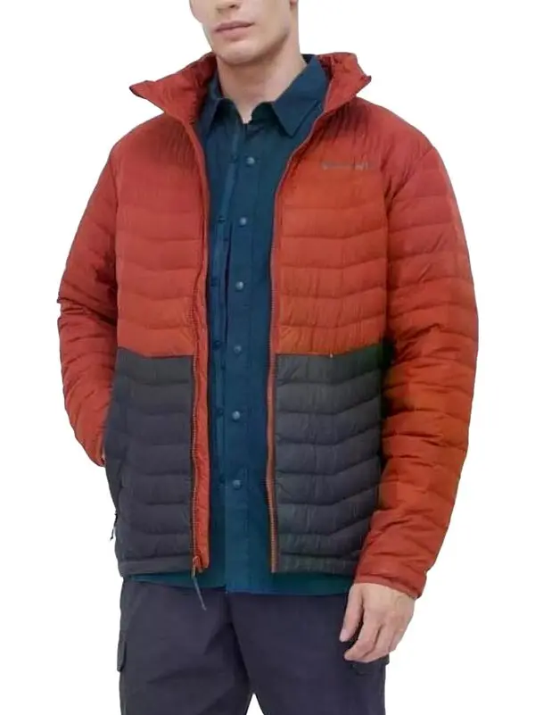 Columbia Quilted Two-tone Jacket - Red