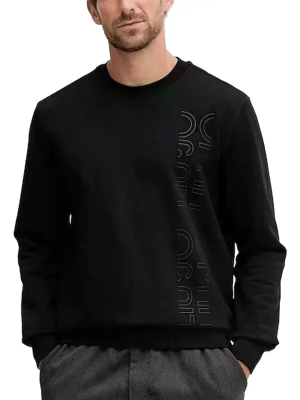 Liu Jo Logo-detail Crew Neck Sweatshirt - Black