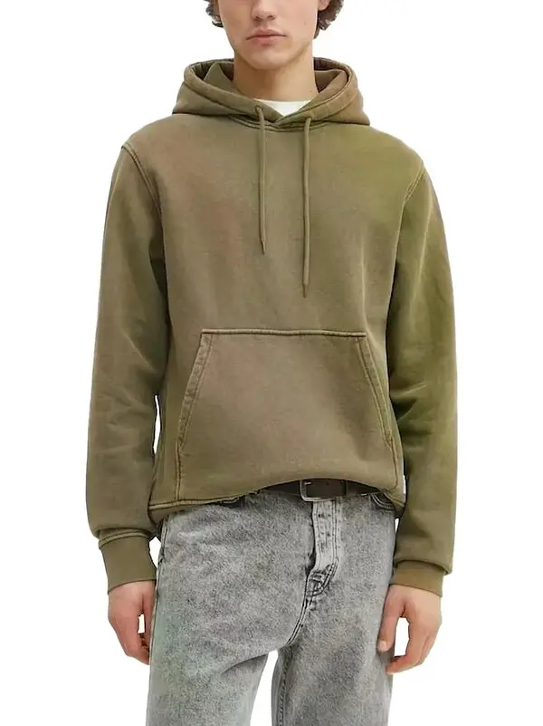 SAMSOE SAMSOE Organic Cotton-blend Hoodie - Green