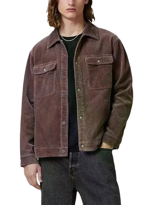 ALLSAINTS Castleford Corduroy Shirt - Brown