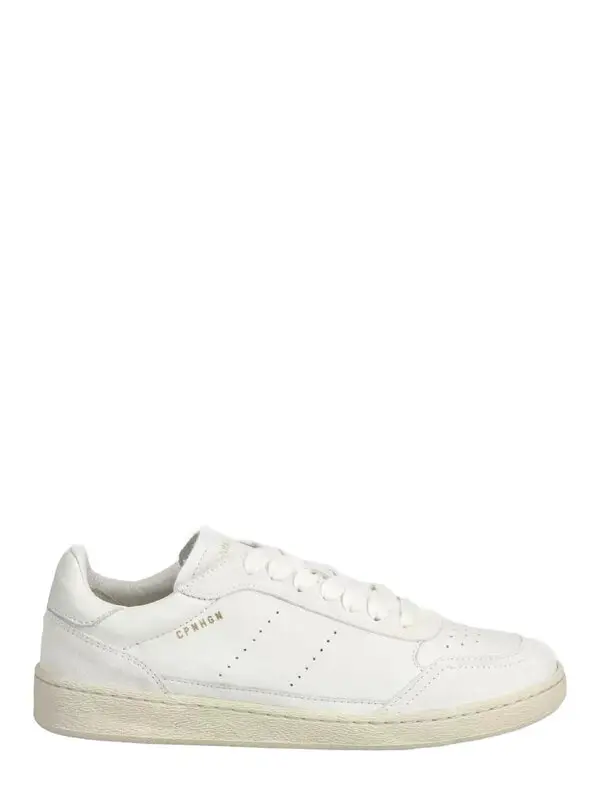 SUMMERY COPENHAGEN Low Top Perforated Sneakers - White