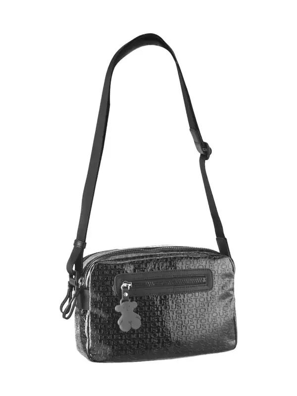 TOUS Lindsay Logo Shoulder Bag - Black