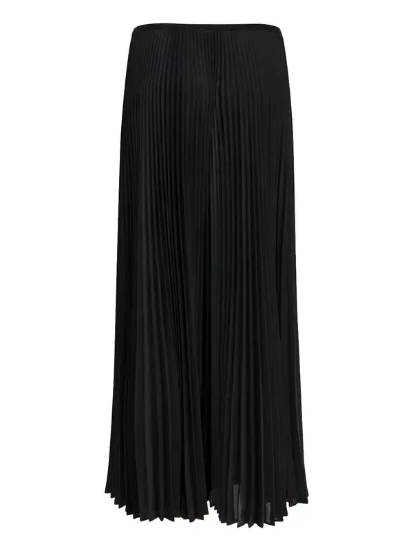SEMPER Pleated Midi Skirt - Black