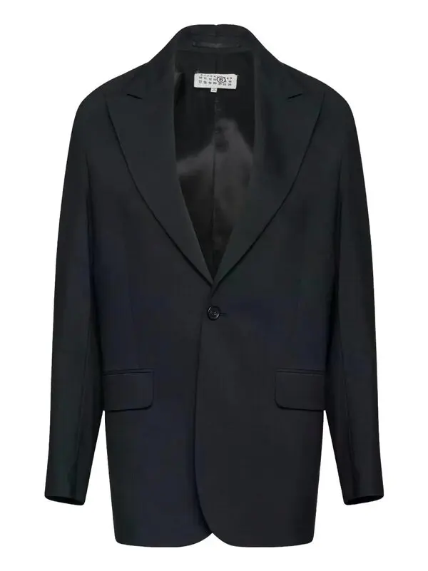 MAISON MARGIELA Single-button Tailored Blazer - Black