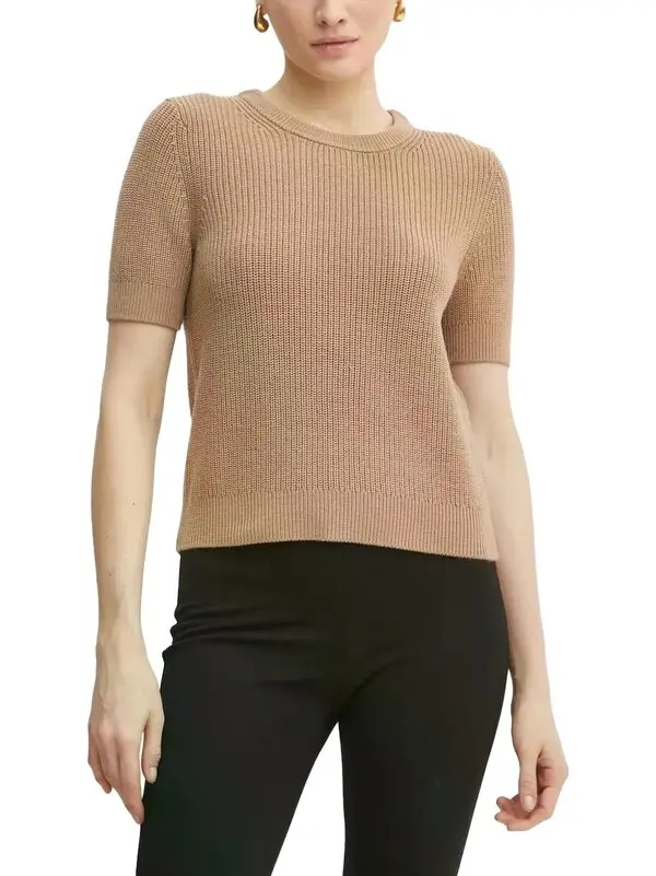 Michael Kors Short-sleeve Sweater - Brown