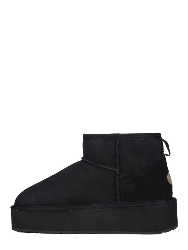 EMU AUSTRALIA Sheepskin Platform Boots - Black