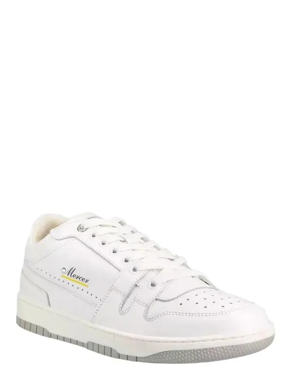 THE MERCER BRAND Perforated Lace-up Sneakers - White