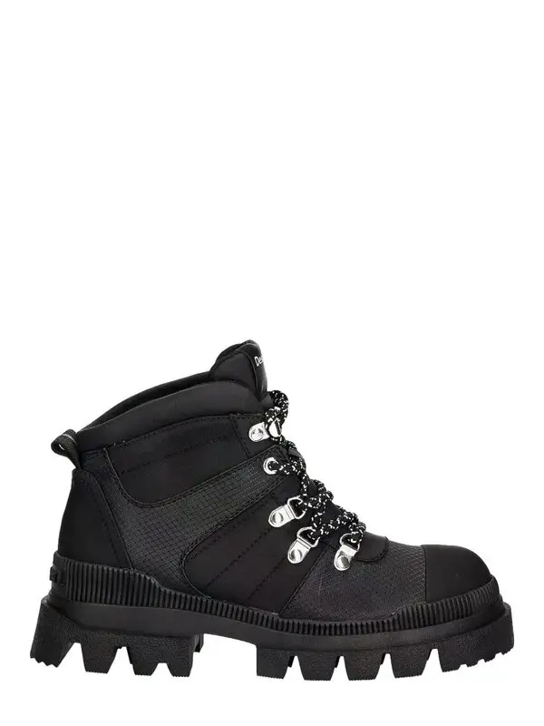 Desigual Lace-up Track Boots - Black
