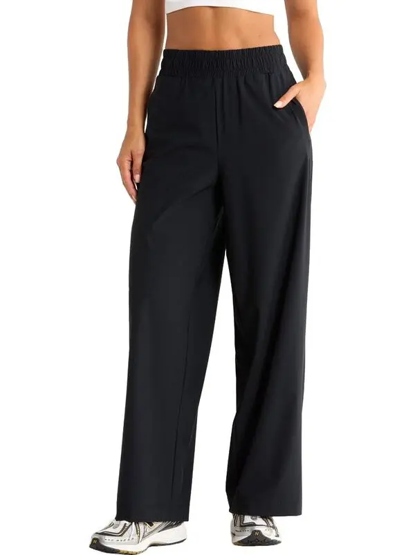 Zella Transit Wide-leg Pants - Black
