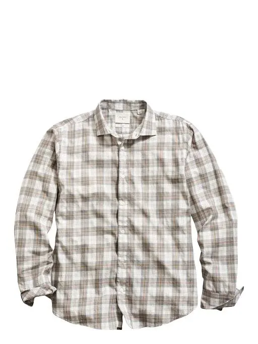 Billy Reid Hutcheson Plaid Cotton Button-up Shirt - Grey Multi