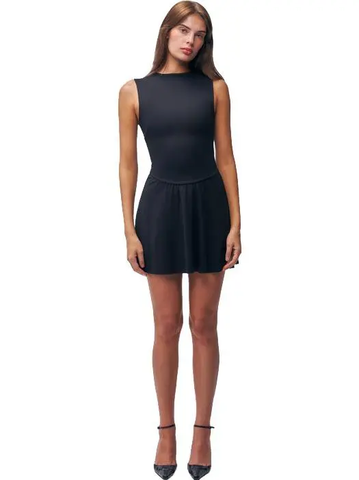 GUIZIO Erisa Sleeveless Mini Dress - Black