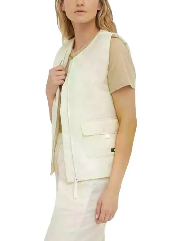 LOVECHILD Zip-front Gilet - Neutrals