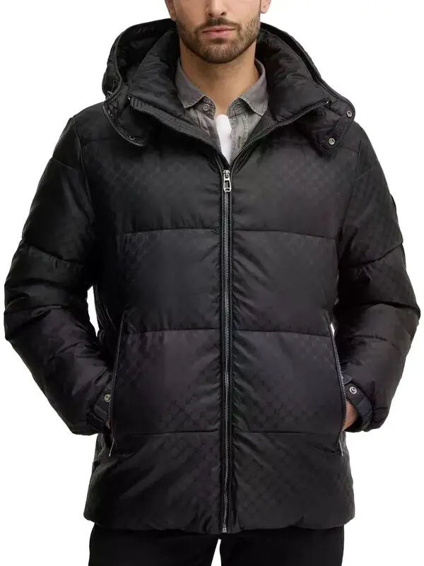 JOOP! Quilted Monogram Jacket - Black