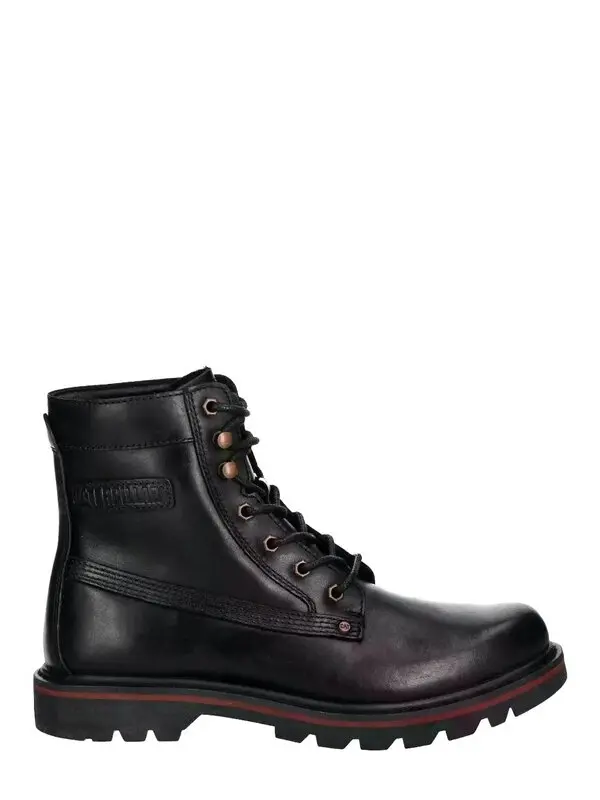 CATERPILLAR Lace-up Leather Boots - Black