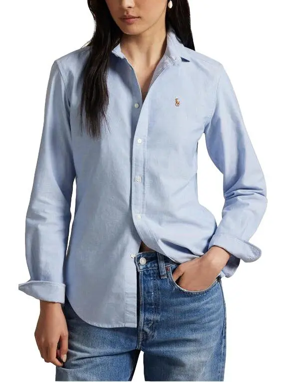 Polo Ralph Lauren Cotton Oxford Shirt - Blue