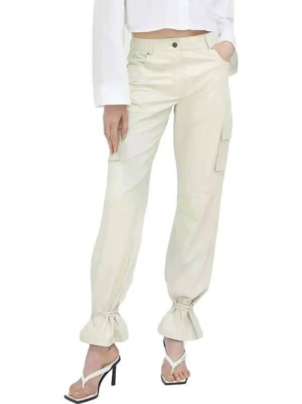 HERSKIND Tie-leg Cargo Trousers - Neutrals