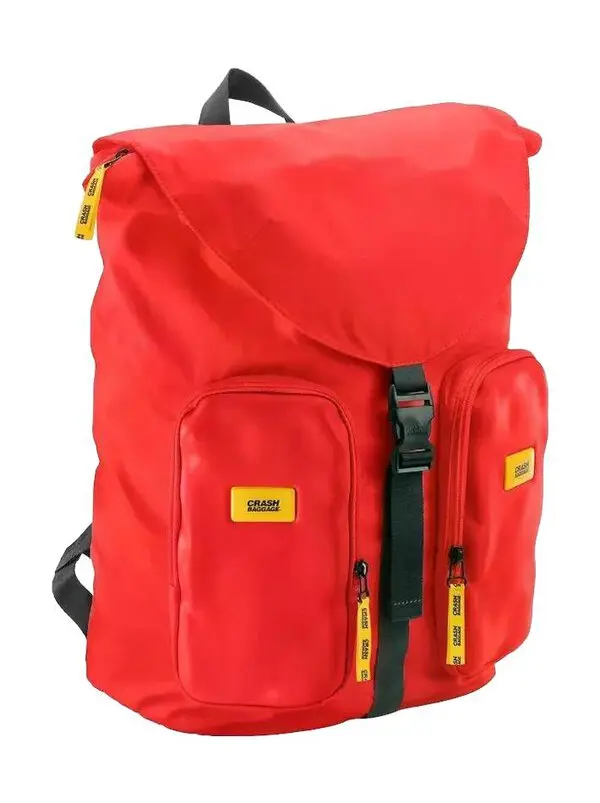 CRASH BAGGAGE Logo-detail Backpack - Red