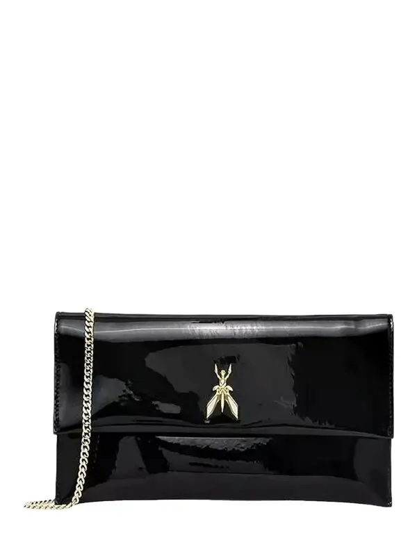 Patrizia Pepe Chain Clutch - Black