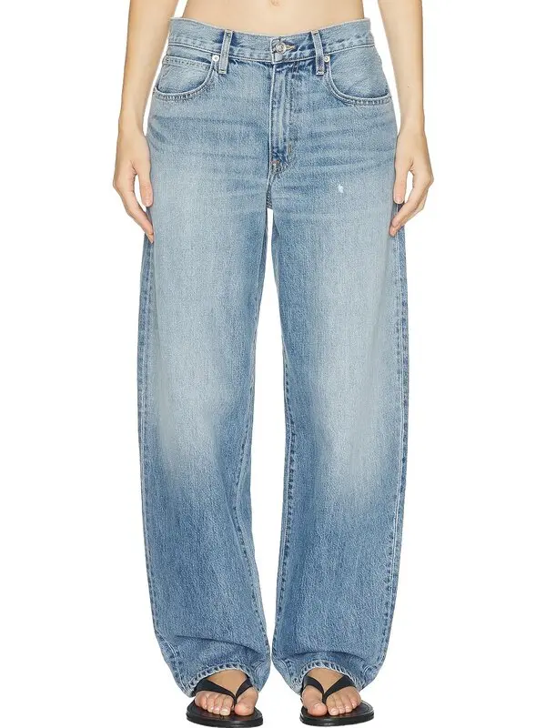 SLVRLAKE Ella Relaxed Curve Leg Jeans - Day Break