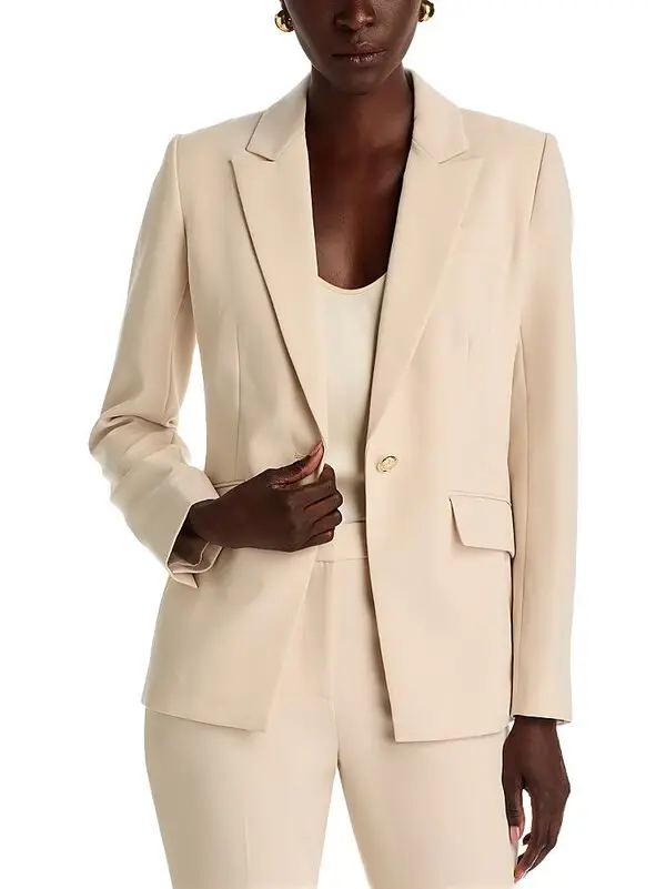 Elie Tahari The Ashton Blazer - Gold Straw