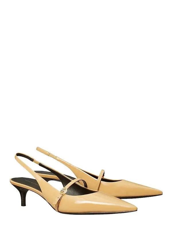 Tory Burch Double T Buckle Mary Jane Pumps - Cantucci