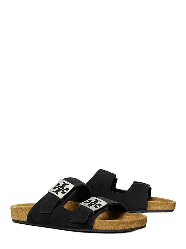 Tory Burch Mellow Slide Sandals - Perfect Black