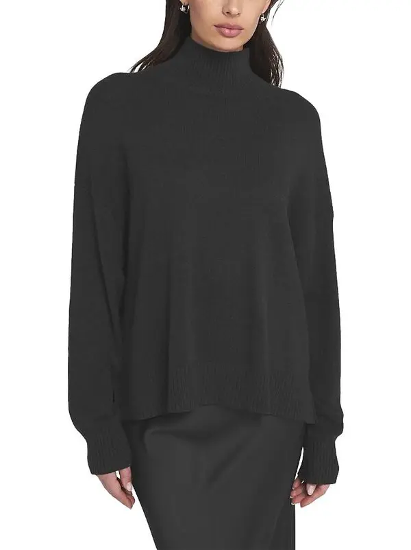 ELLE COLLECTION Turtleneck Sweater - Black