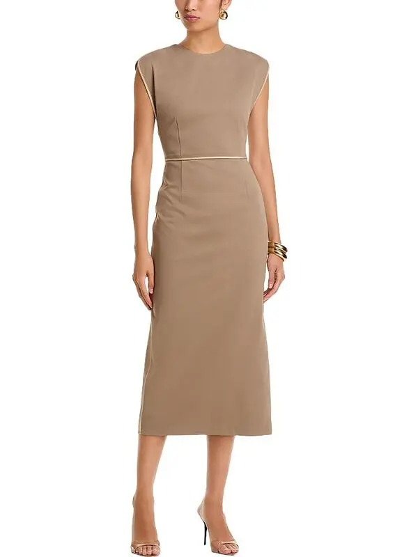 BOSS Detira Sheath Dress - Basalt Pumice