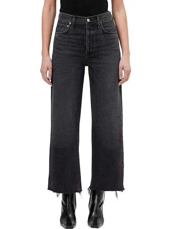 AGOLDE Ren High-rise Wide-leg Jeans - Arcane