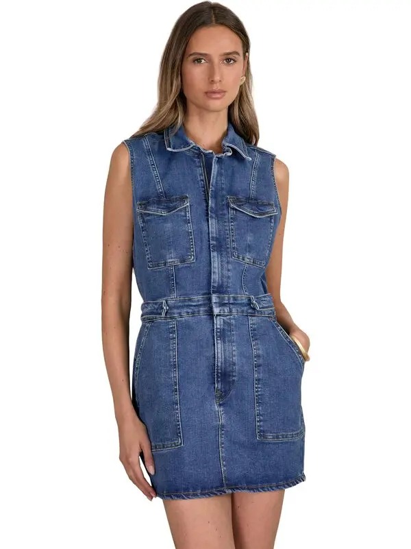 Good American Denim Mini Dress - Indigo