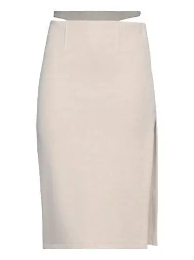 Patrizia Pepe Midi Pencil Skirt - Beige