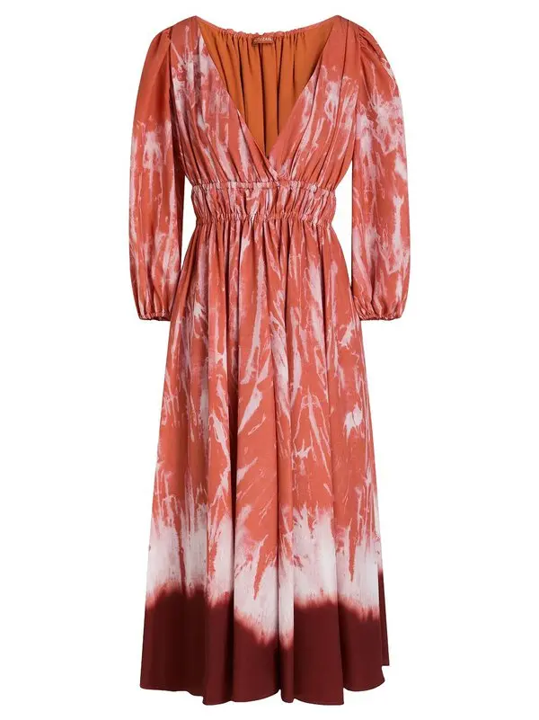 Altuzarra Kathleen Tie-dyed Maxi Dress - Antique Rose