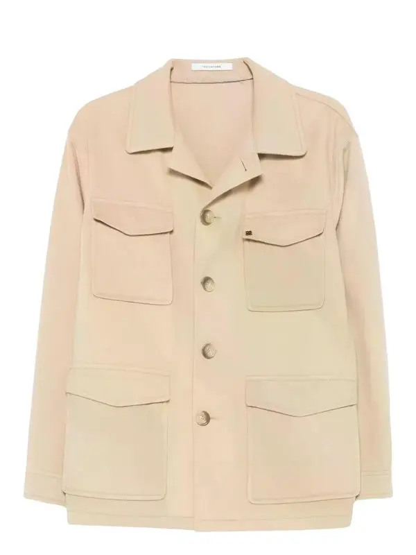 Tagliatore Buttoned Flap-pocket Jacket - Neutrals
