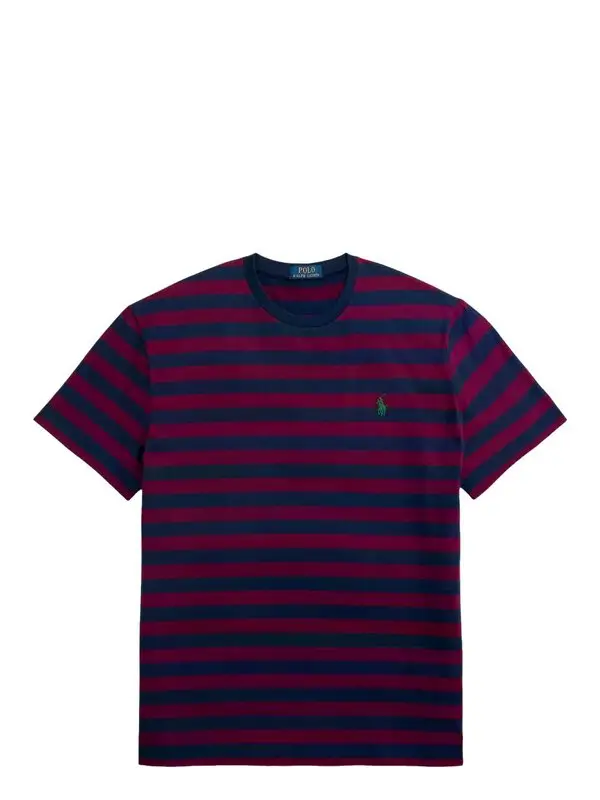Polo Ralph Lauren Striped Crew-neck T-shirt - Red