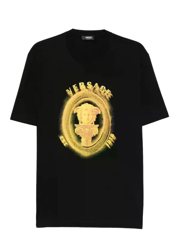 Versace Medusa Head-print T-shirt - Black