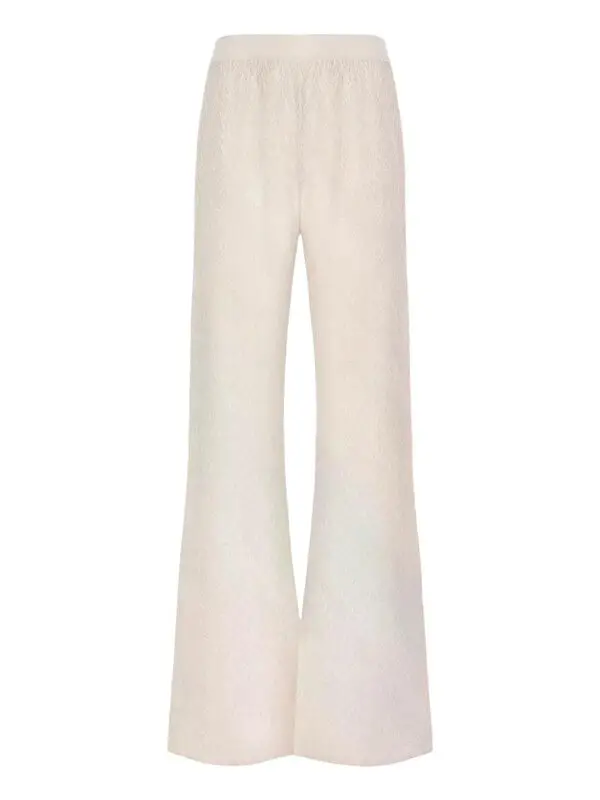 Missoni Zigzag Pattern Flared Trousers - Neutrals