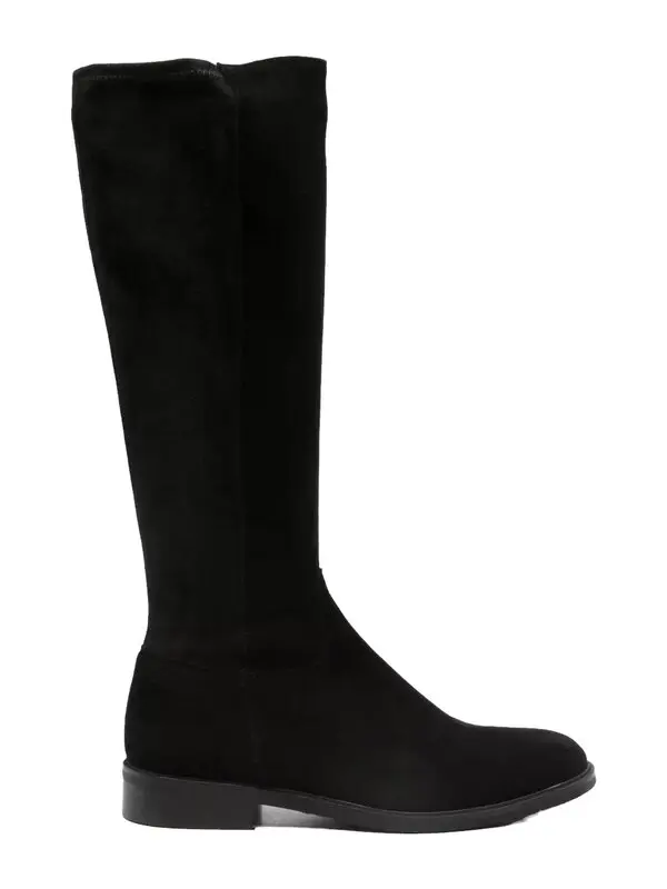 JULIE DEE Calf-suede Knee-high Boots - Black