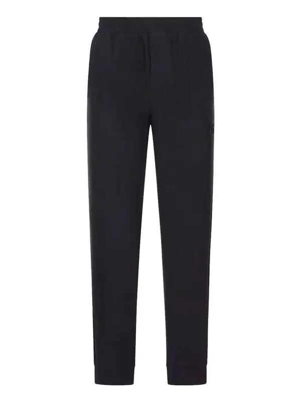 Giorgio Armani Elasticated-waistband Track Pants - Blue