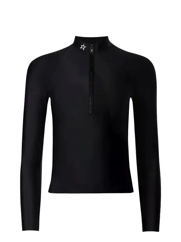 Perfect Moment Tempest Rash Guard Top - Black
