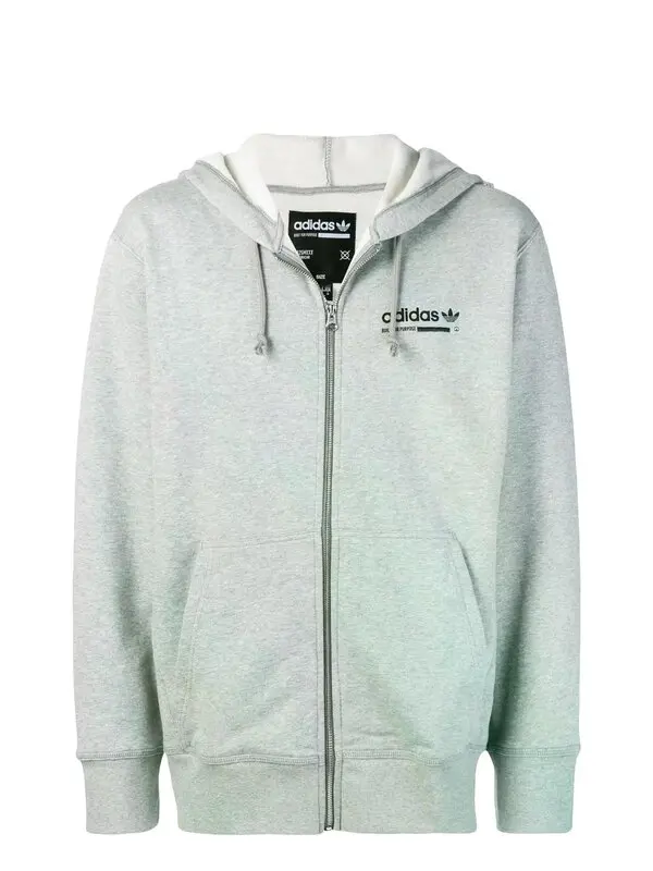 Adidas Kaval Zipped Hoodie - Grey