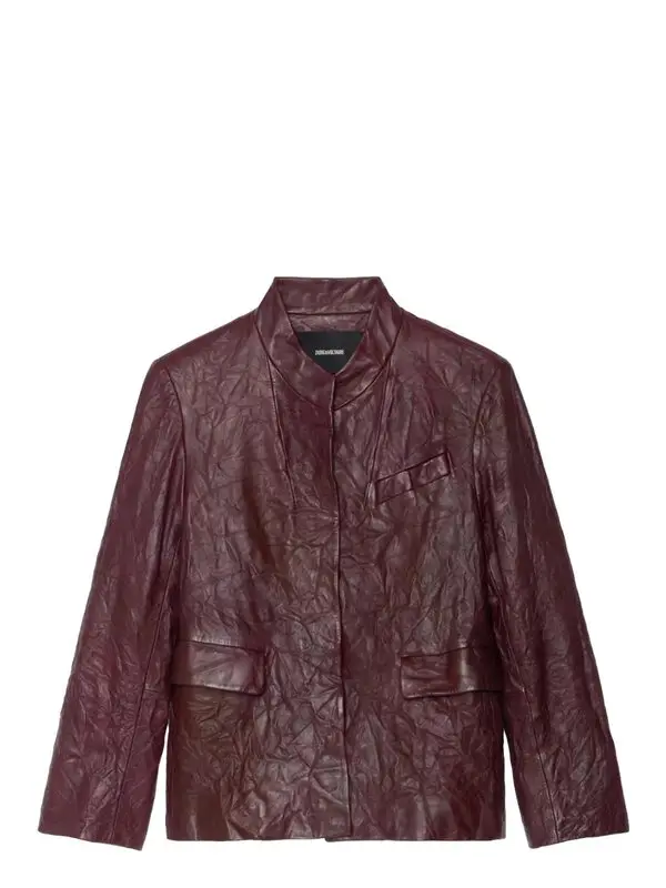 Zadig&Voltaire Leather Jacket - Red