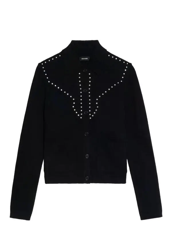 Zadig&Voltaire Stud-embellished Cardigan - Black