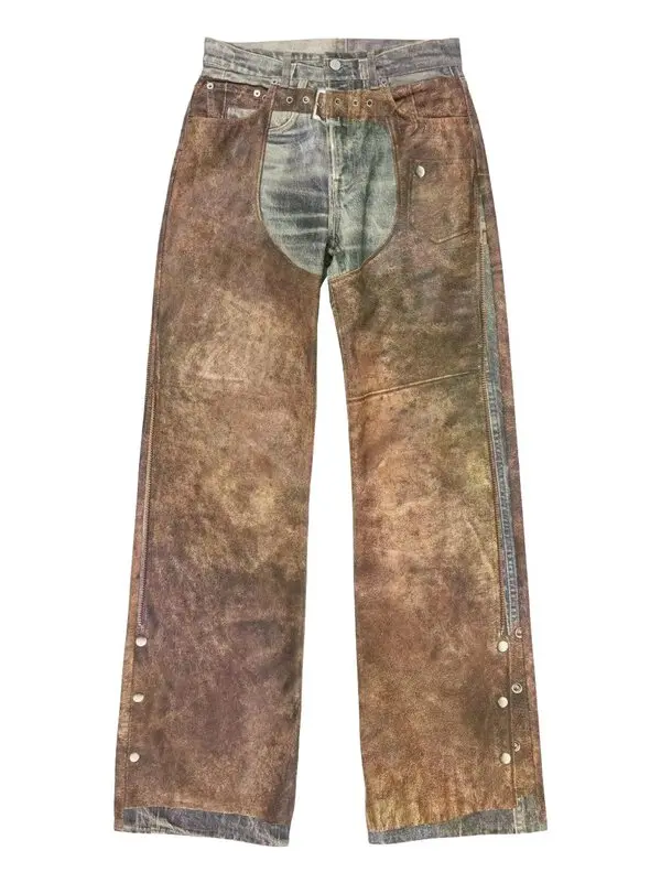 Acne Studios Printed Jeans - Brown