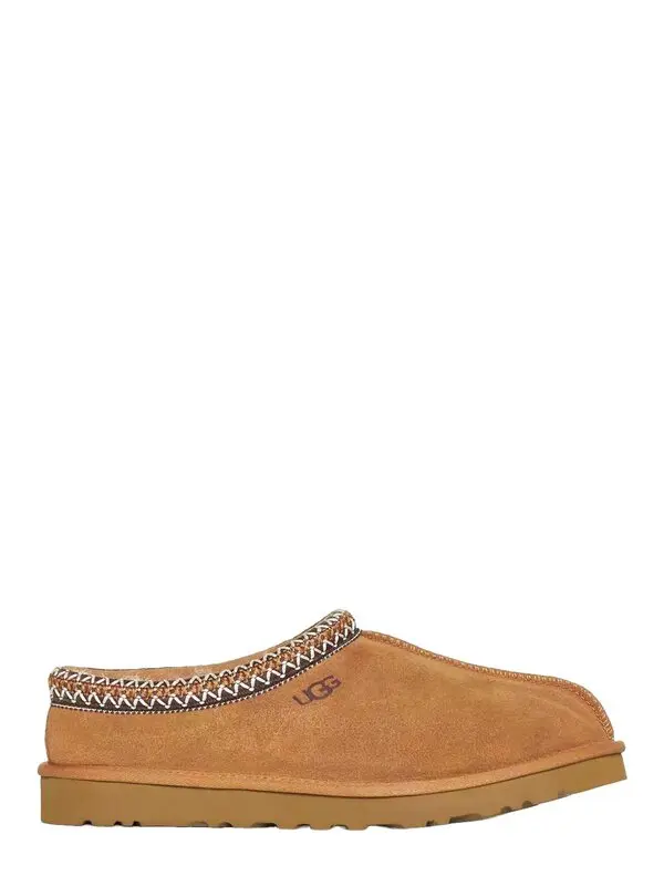 UGG Suede Stitched Slippers - Brown