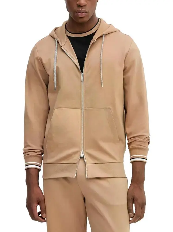 Hugo Boss Zip-fastening Hoodie - Neutrals