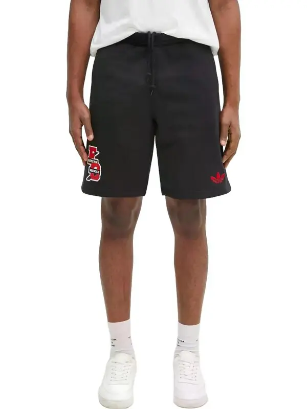Adidas X Bayern Munich Logo-embroidered Shorts - Black