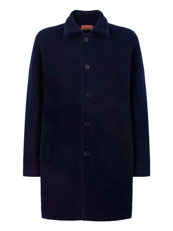 Missoni Herringbone Wool Coat - Blue