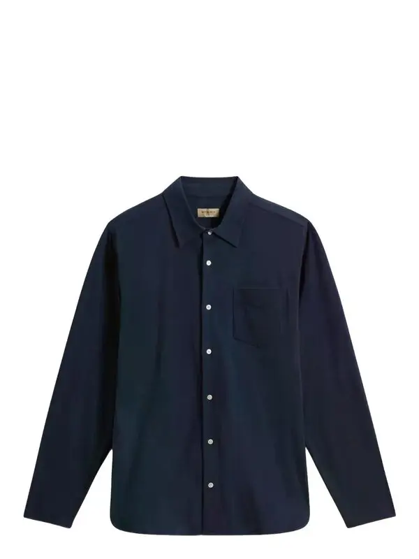 Woolrich Chest-pocket Jersey Shirt - Blue
