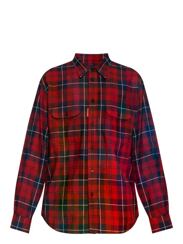 Dsquared2 Checked-pattern Shirt - Red